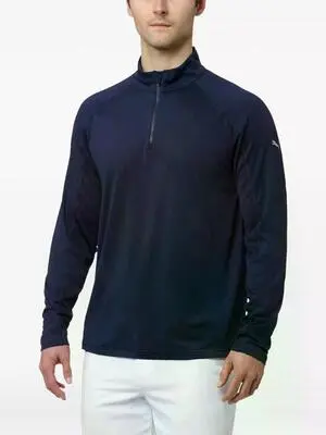 PUMA Quarter Zip Long Sleeve Sweatshirt - Blue