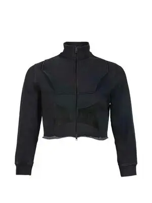Vetements Cropped Sweatshirt With Zip Fastening