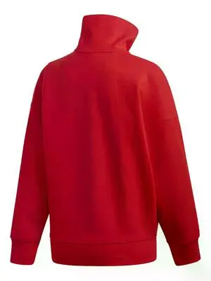 Adidas Half-zip Sweatshirt With 3-stripes Detail