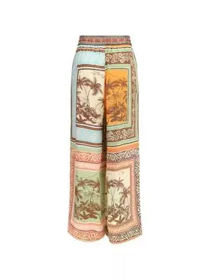ALEMAIS Alberta Palazzo Pants - Brown