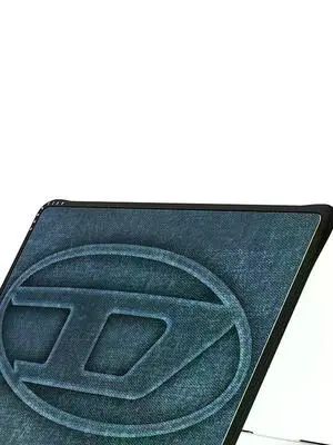 DIESEL® Macbook 12 Denim Logo Laptop Sleeve - Blue