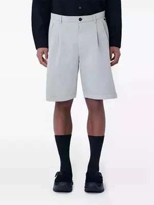 MOOS STUDIO Pleated Tailored Shorts