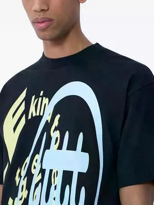 B.EAUTIFUL Logo Motif Crew-neck T-shirt