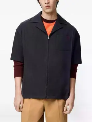 Loewe Logo-embroidered Shirt - Blue