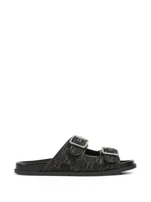 Gucci Buckle-strap Sandals - Black