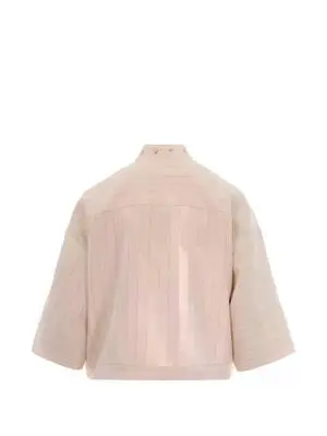 Liu Jo Striped Embellished Jacket - Neutrals
