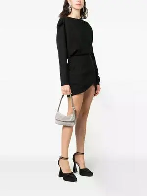 Benedetta Bruzziches Vitty La Mignon Rhinestone Shoulder Bag - Silver
