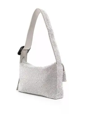 Benedetta Bruzziches Vitty La Mignon Rhinestone Shoulder Bag - Silver