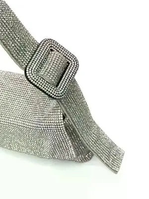 Benedetta Bruzziches Vitty La Mignon Rhinestone Shoulder Bag - Silver