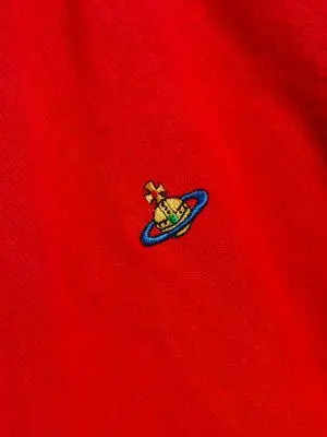 VIVIENNE WESTWOOD Embroidered Logo Sweater - Red