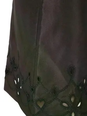 Chloé Cut-out Detail Skirt - Black