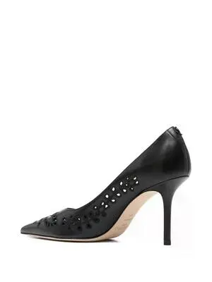 JIMMY CHOO Love Pointed-toe Pumps With Cutout Detailing