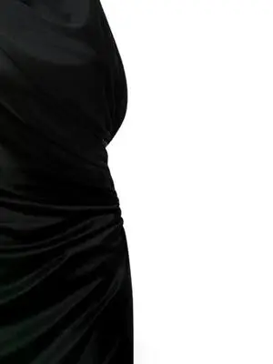 Andamane The Attico Draped One-shoulder Maxi Dress