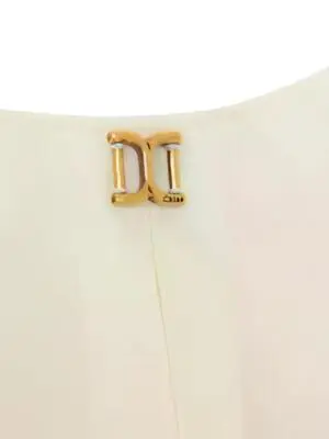 Chloé Layered Blouse With Gold-tone Logo Detail