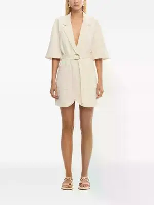 Significant Other Bowie Belted Collared Mini Dress