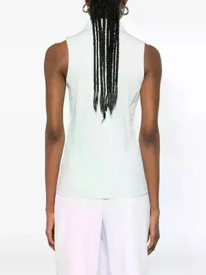 J. Lindeberg Sleeveless Collared Polo Top - Green