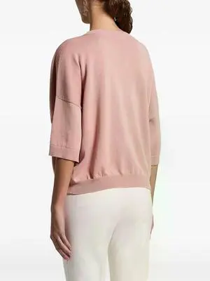 Peserico Cotton Pocket Sweater - Pink