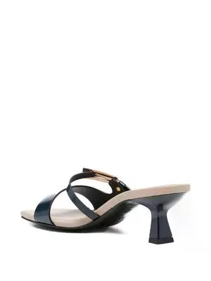 DONNARÌ Buckle-fastening Leather Sandals