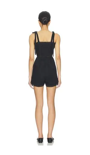 Faithfull The Brand Emilia Playsuit - Black