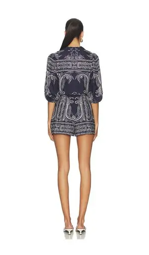 Amanda Uprichard Lucia Printed Romper