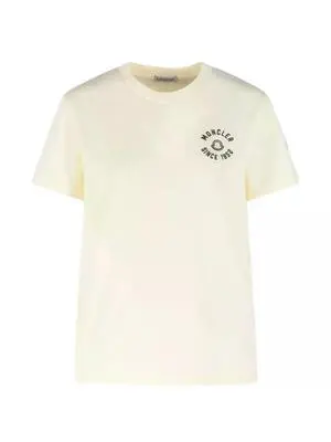 Moncler Embroidered Logo Cotton T-shirt