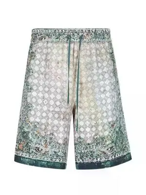 Amiri Printed Bermuda Shorts - Green