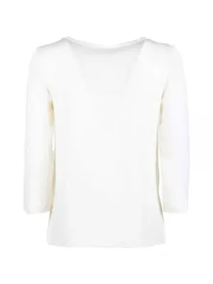 Marella 3/4 Sleeve T-shirt - Neutrals