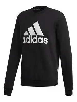 Adidas Badge Of Sport Fleece Sweatshirt - Black