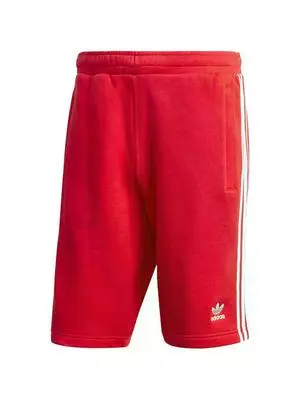 Adidas Originals Track Shorts With Signature 3-stripes - Red