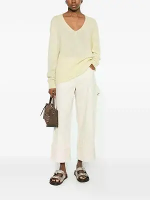 Eric Bompard V-neck Long-sleeve Sweater