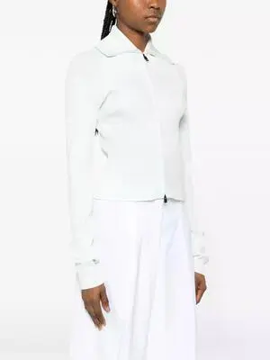 J. Lindeberg Ribbed Knit Zip-up Jacket