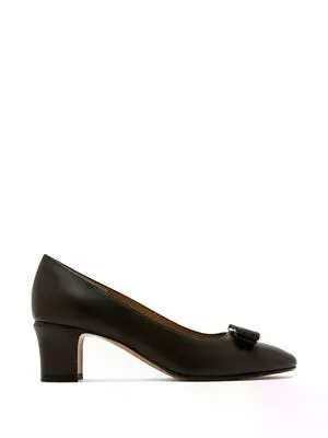 FERRAGAMO Bow Detail Pumps - Brown