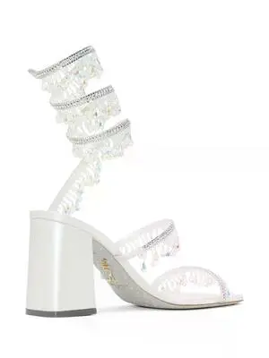 Rene Caovilla Crystal Embellished Strass Sandals