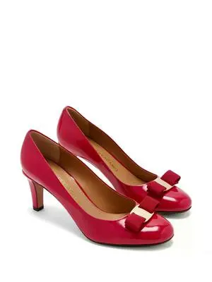 FERRAGAMO Bow-detail Pumps - Red