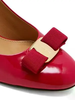 FERRAGAMO Bow-detail Pumps - Red