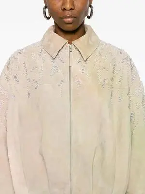 SWORD 6644 Embellished Bomber Jacket