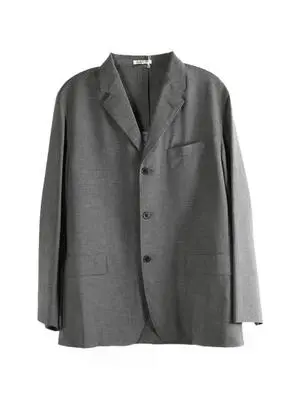 Auralee Summer Twist Single-breasted Blazer
