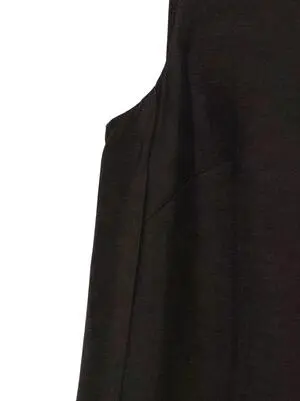 Liviana Conti Sleeveless Square-neck Top - Brown