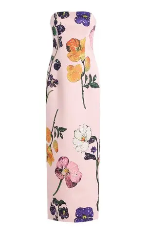 LEO LIN Rayna Floral Crepe Maxi Dress - Multi