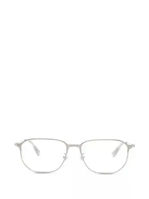 Montblanc Square-frame Glasses - Silver