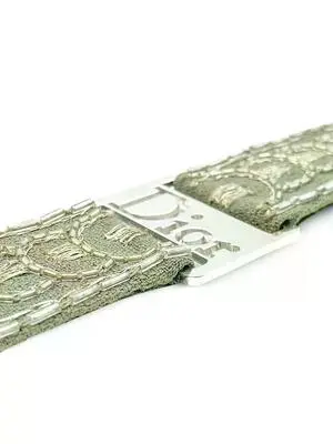 Dior 1990s Logo-embellished Strap Bracelet