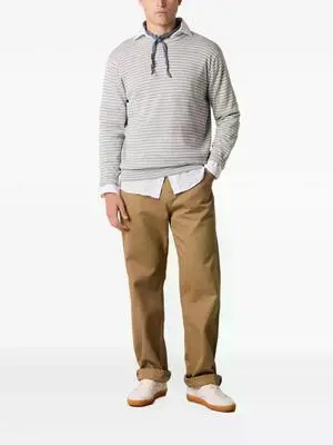 Brooks Brothers Striped Crew Neck Sweater