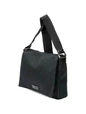Gucci Gg Canvas Messenger Bag - Black