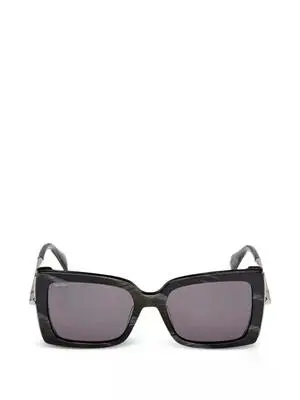 Max Mara Geometric Frame Sunglasses - Grey
