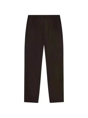 Nn07 Straight-leg Trousers With Elasticated Waistband - Brown