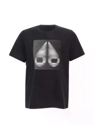 Moose Knuckles Logo Print Short-sleeve T-shirt - Black