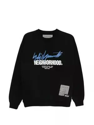 Yohji Yamamoto X Neighborhood Logo-print Sweatshirt - Black