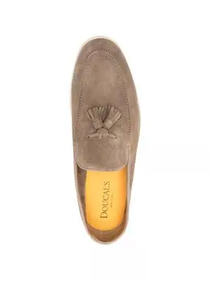 DOUCAL'S Tassel Suede Loafers