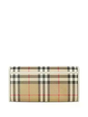 Burberry Check Continental Wallet