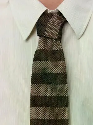 MFPEN Striped Knitted Tie